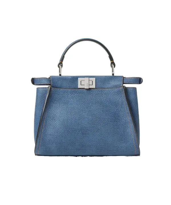 Fendi Peekaboo Mini Tote Bag - Blue