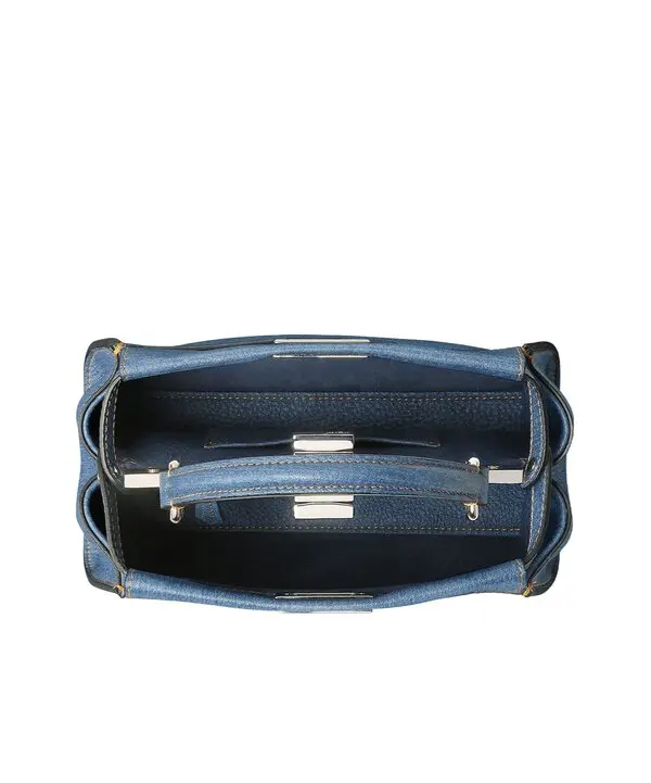 Fendi Peekaboo Mini Tote Bag - Blue