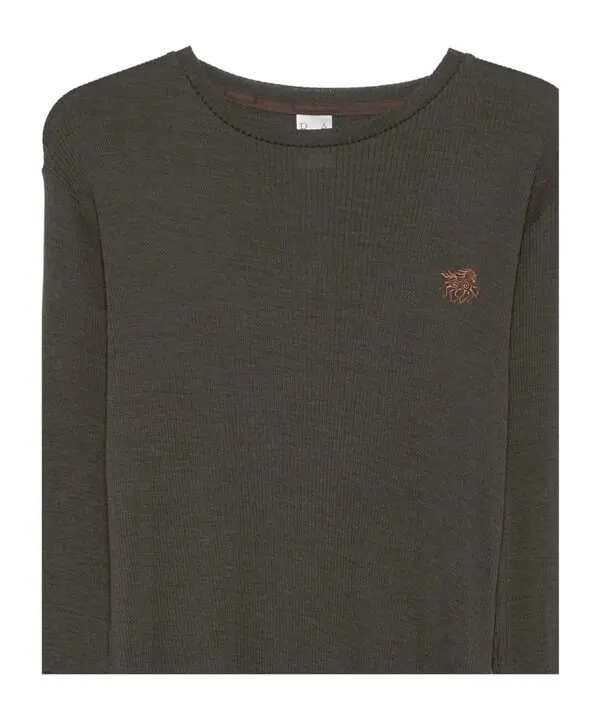 RANRA Wool Blend Long-sleeved Knit Sweater