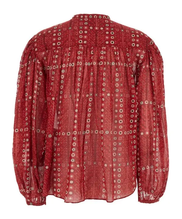 Isabel Marant Étoile Salika Printed Long Sleeve Top