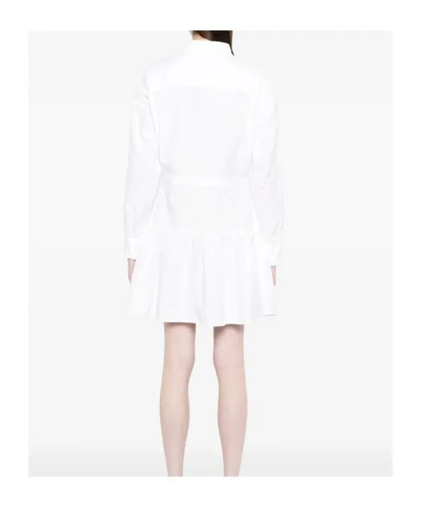 Ralph Lauren Buttoned Shirt Dress With Gathered Hem
