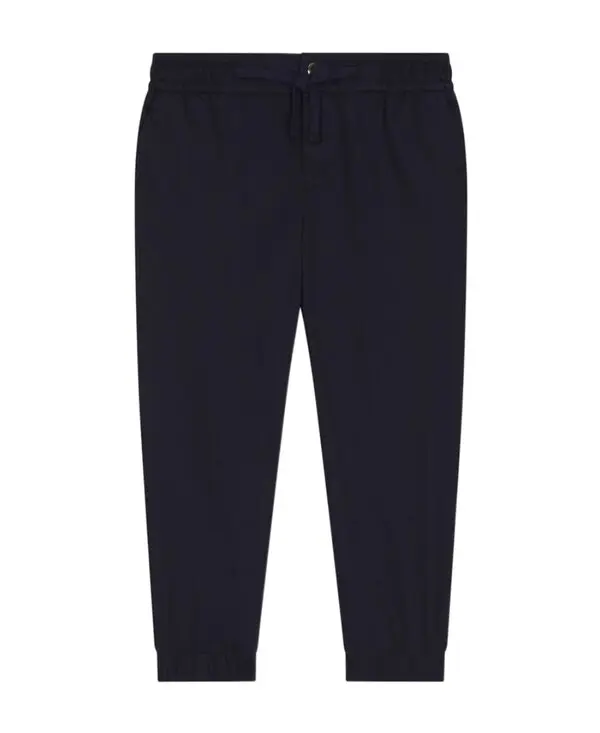 Dolce & Gabbana Logo-plaque Stretch-cotton Track Pants - Black