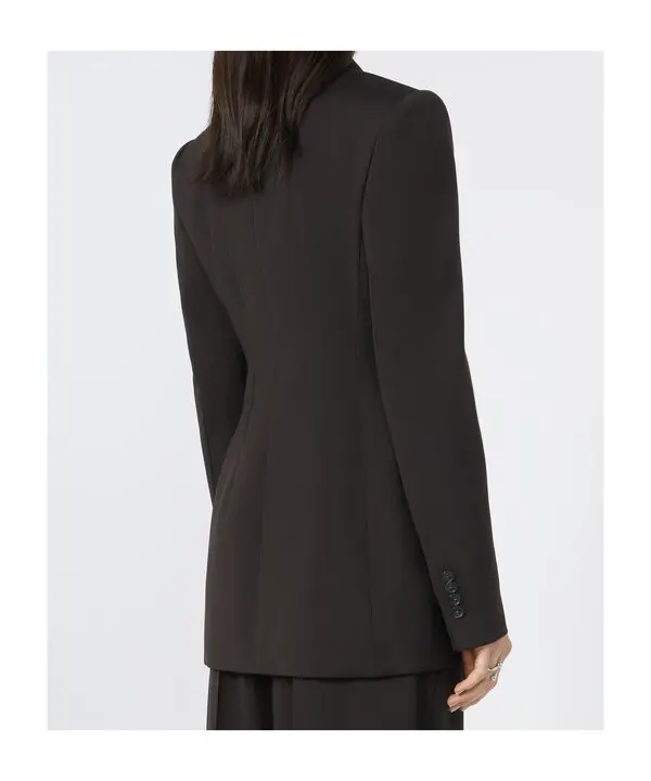 Sportmax Adamo Double-breasted Jacket - Dark Brown