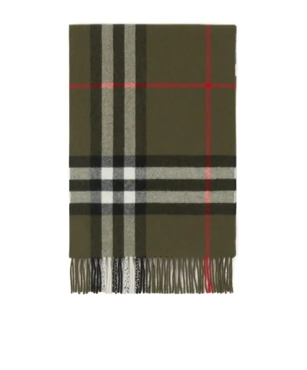 Burberry Vintage Checked Fringed Scarf - Loch