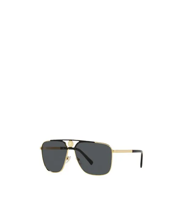 Versace Oversized Frame Sunglasses - Gray