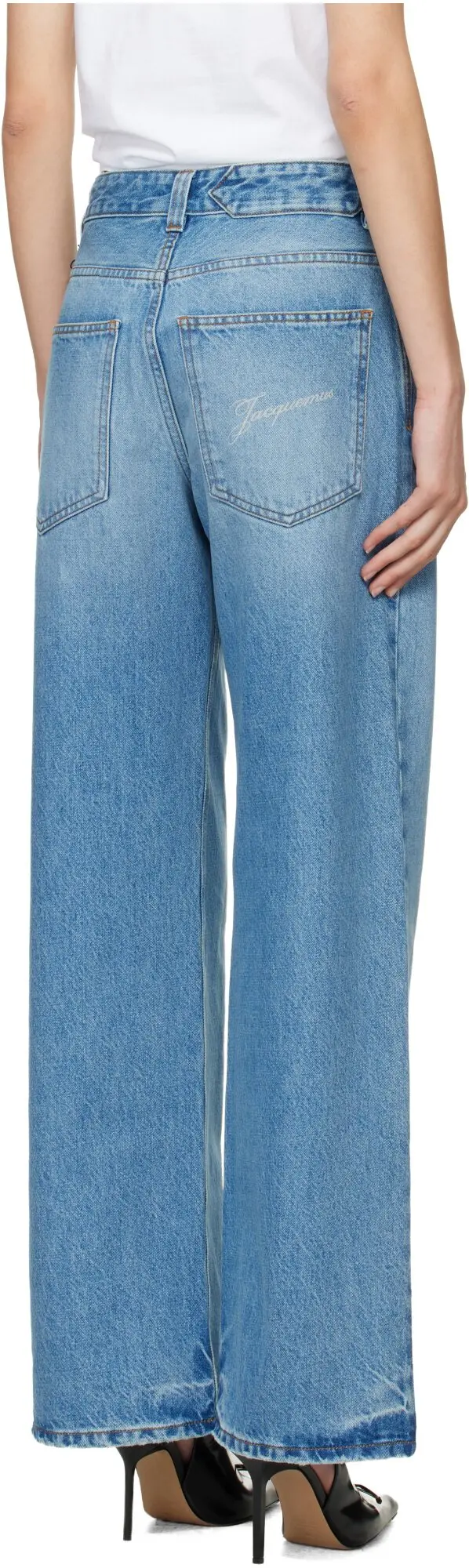 Jacquemus Le De Nîmes Wide-leg Jeans - Blue