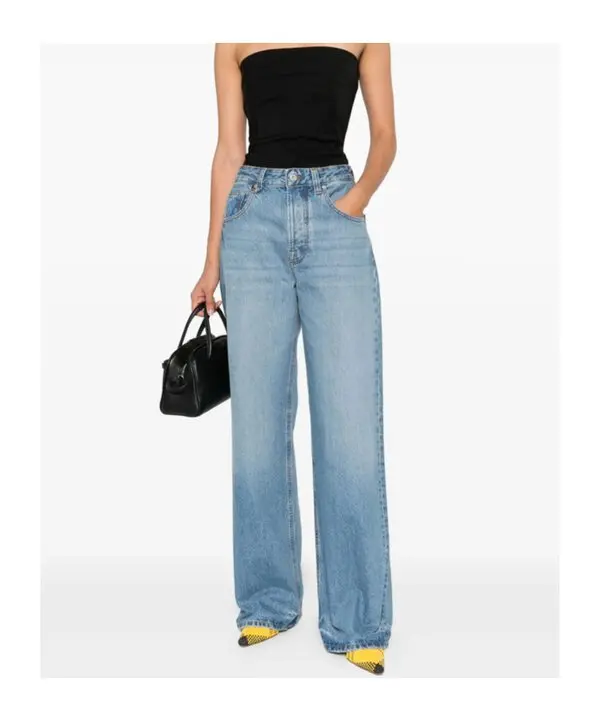 Jacquemus Le De Nîmes Wide-leg Jeans - Blue