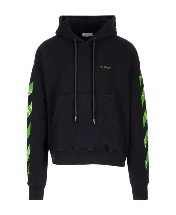 Off-White Arrow-motif Cotton Hoodie
