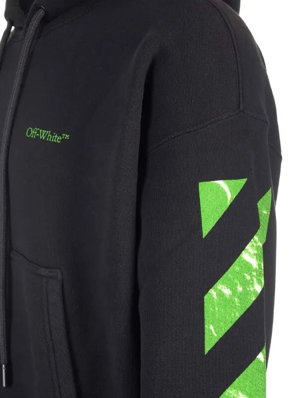 Off-White Arrow-motif Cotton Hoodie