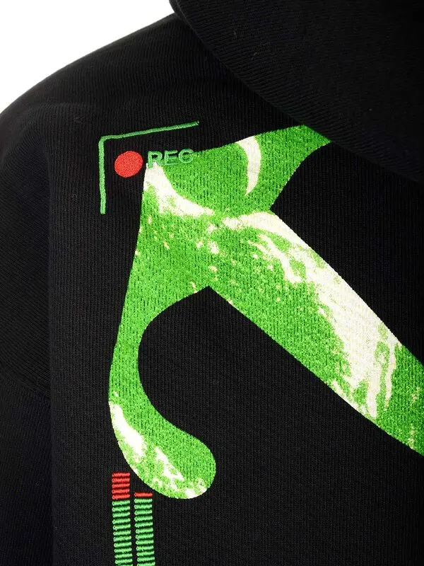 Off-White Arrow-motif Cotton Hoodie