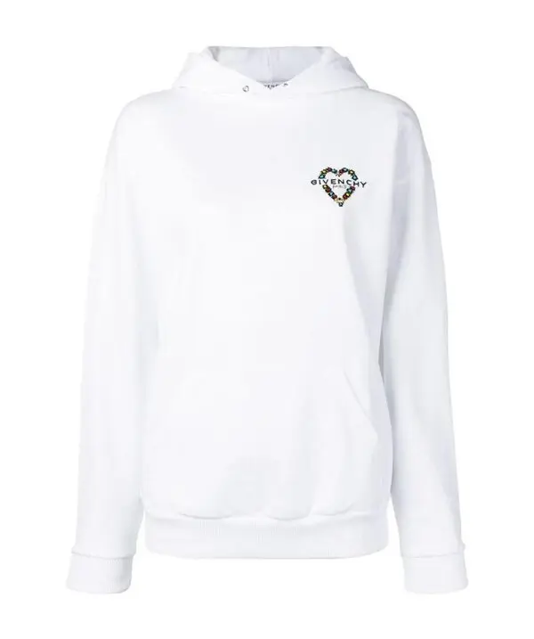 Givenchy Heart Logo Hooded Sweater