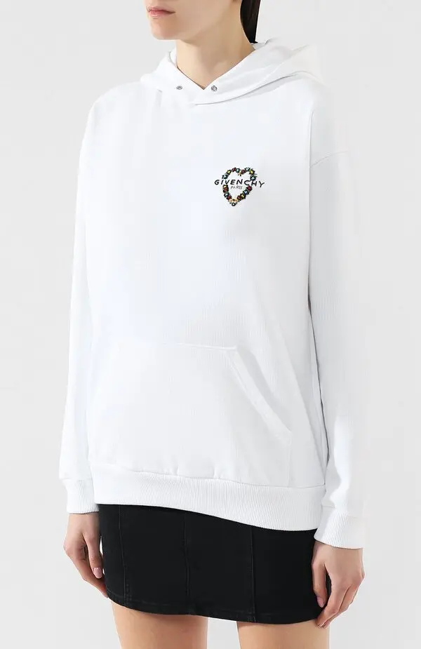 Givenchy Heart Logo Hooded Sweater