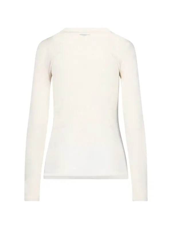 JIL SANDER Logo-printed Crewneck Long-sleeve T-shirt