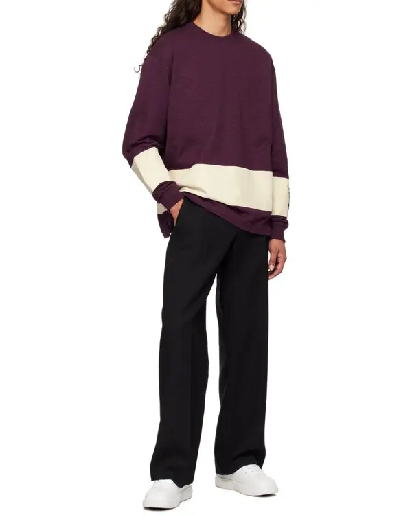 Burberry Ekd Stripe Cotton Jumper