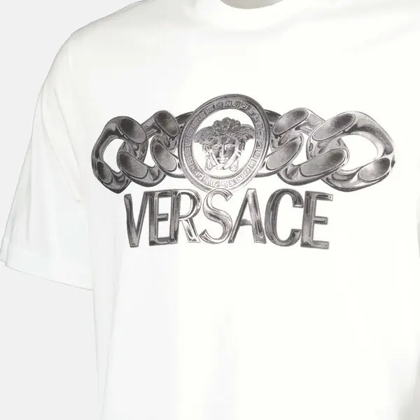 Versace Logo-printed Crewneck T-shirt