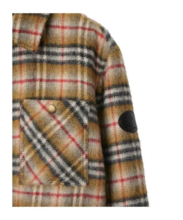 Burberry Long Sleeve Checked Shirt Jacket