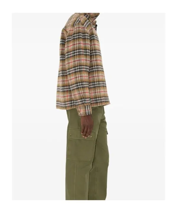 Burberry Long Sleeve Checked Shirt Jacket