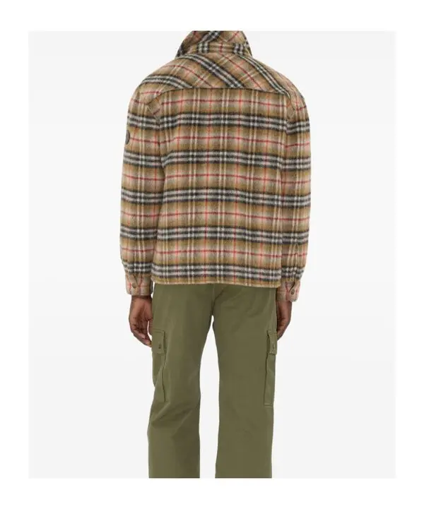 Burberry Long Sleeve Checked Shirt Jacket