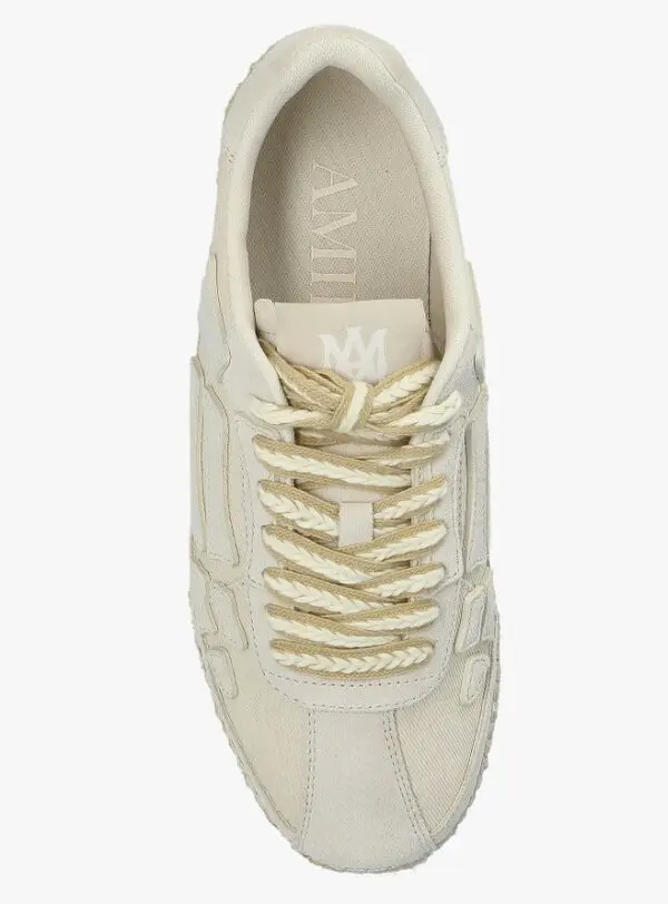 Amiri Low Top Lace-up Espadrille Sneakers - Nude