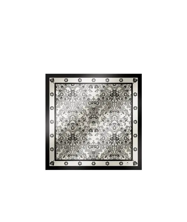 Max Mara Printed Square Shawl - Gray