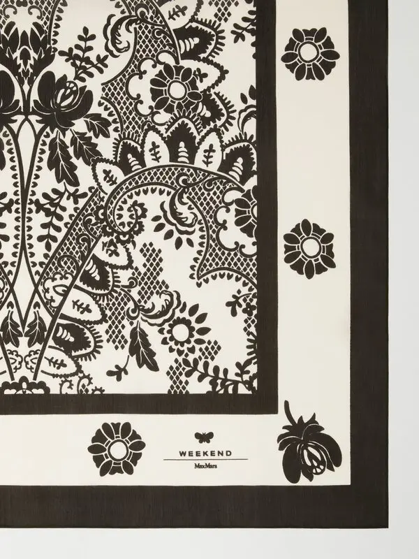Max Mara Printed Square Shawl