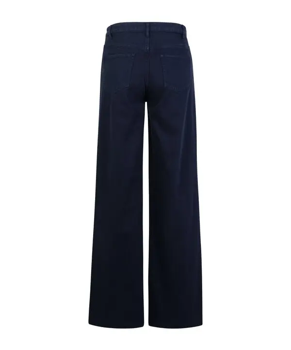 A.p.c. Elisabeth Button Detailed Wide Leg Jeans - Black