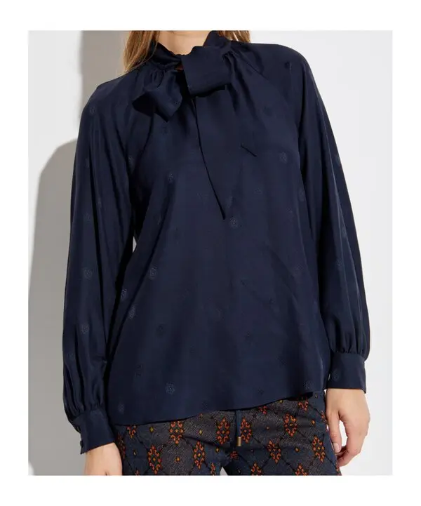 Etro Tie Detailed Blouse