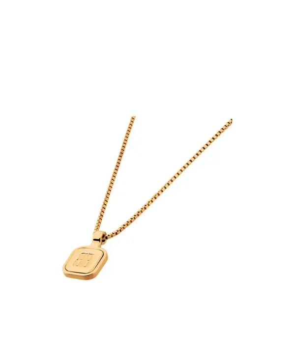 Balenciaga Nano Square Long Necklace - Yellow