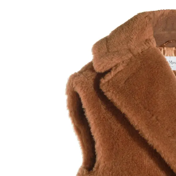 Max Mara Double-breasted Sleeveless Coat - Brown