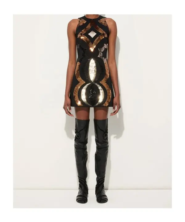 Emilio Pucci Sleeveless Embroidered Dress