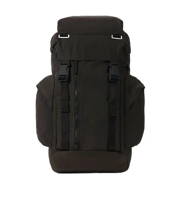 Stone Island Backpack With Cinch Top And Laptop Pocket - Leaden