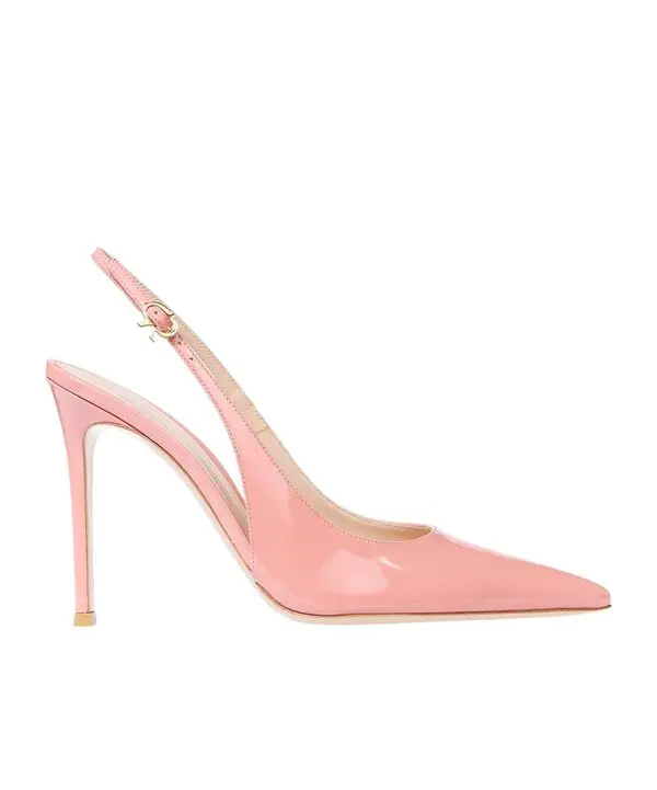 GIANVITO ROSSI Slingback Pumps With Stiletto Heels - Pink
