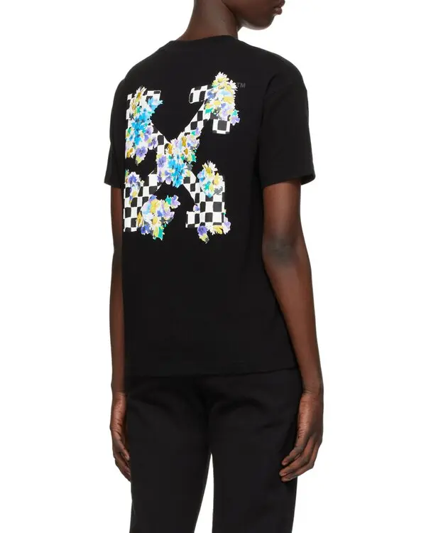 Off-White Check Arrows Print T-shirt