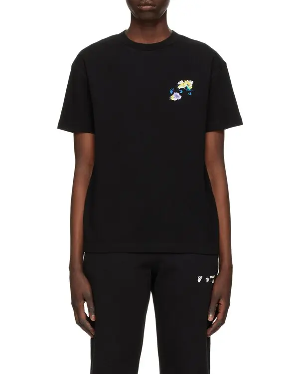 Off-White Check Arrows Print T-shirt