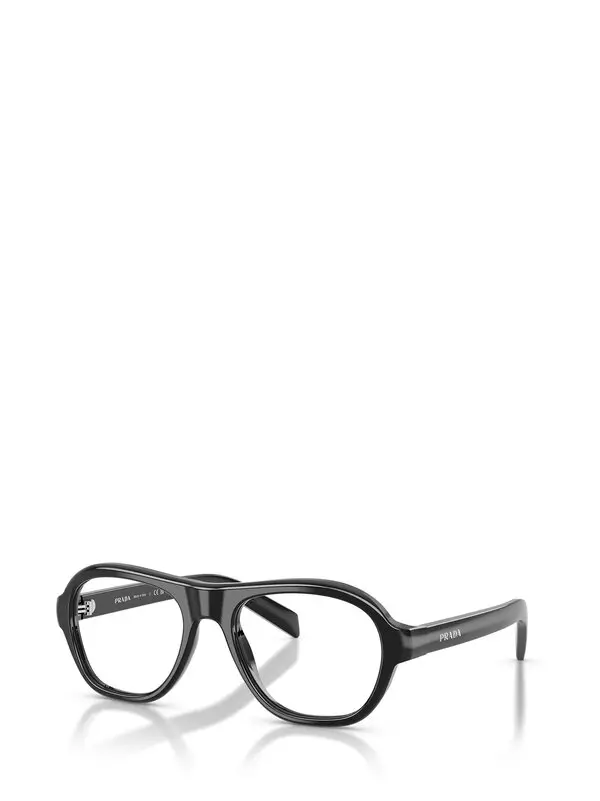 Prada Eyeglasses Oval Frame - Black