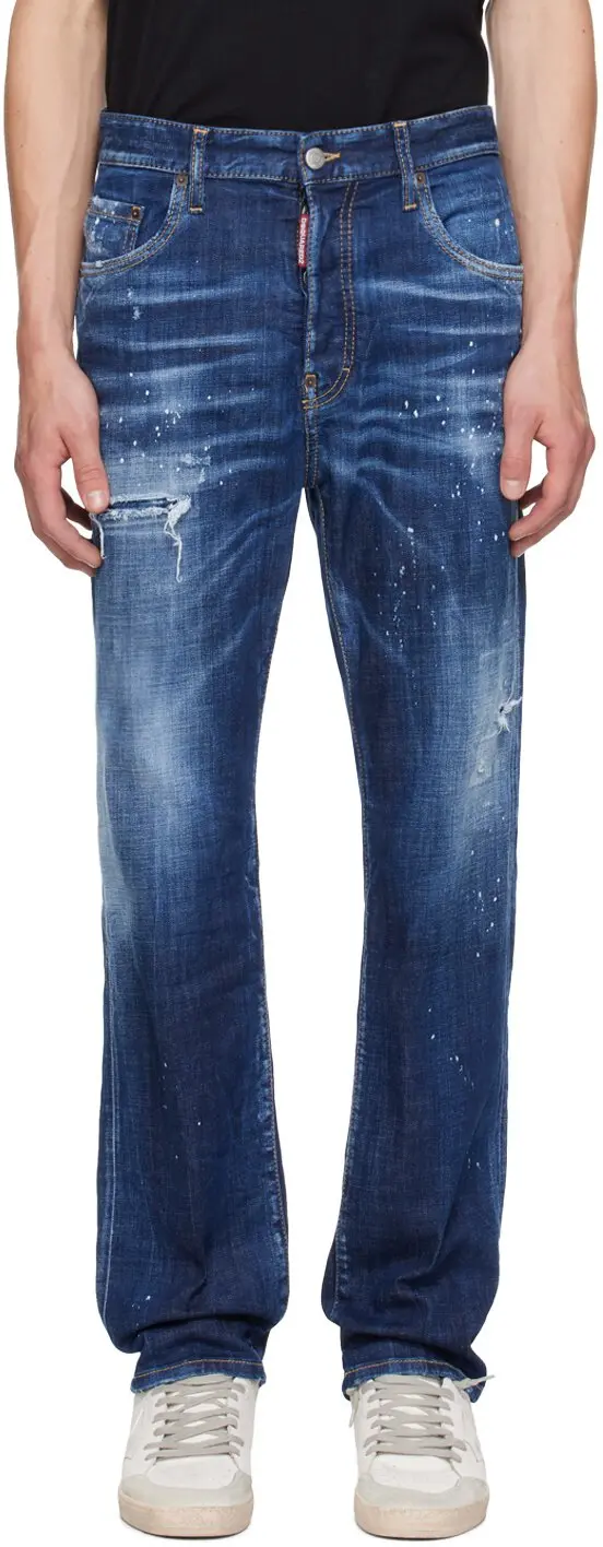 Dsquared2 Mid-rise Slim Jeans - Blue
