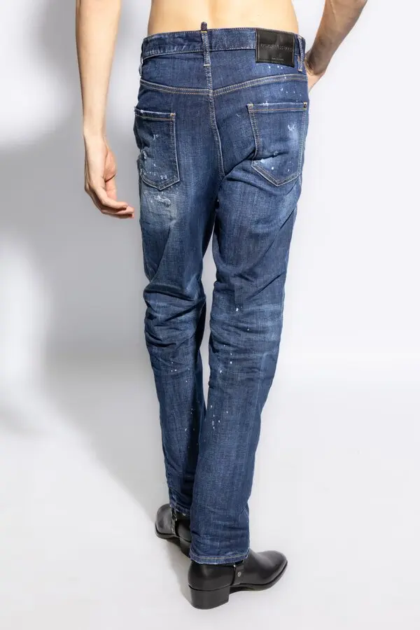 Dsquared2 Mid-rise Slim Jeans - Blue