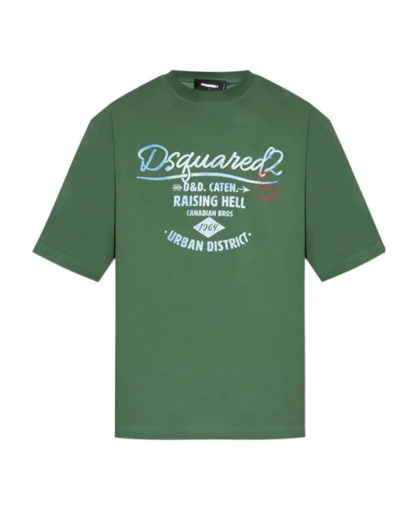 Dsquared2 Logo Printed Crewneck T-shirt