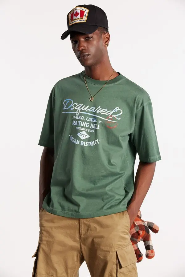 Dsquared2 Logo Printed Crewneck T-shirt
