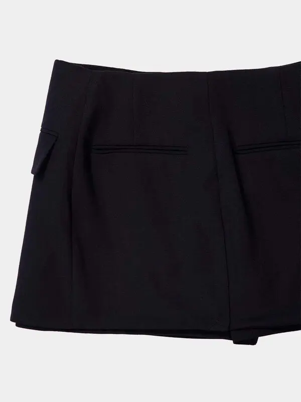 Balmain Gabardine Double-breasted Shorts