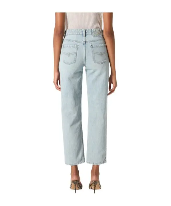 Blumarine Logo Embroidered Jeans
