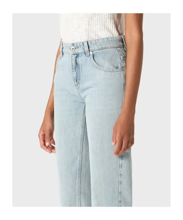 Blumarine Logo Embroidered Jeans
