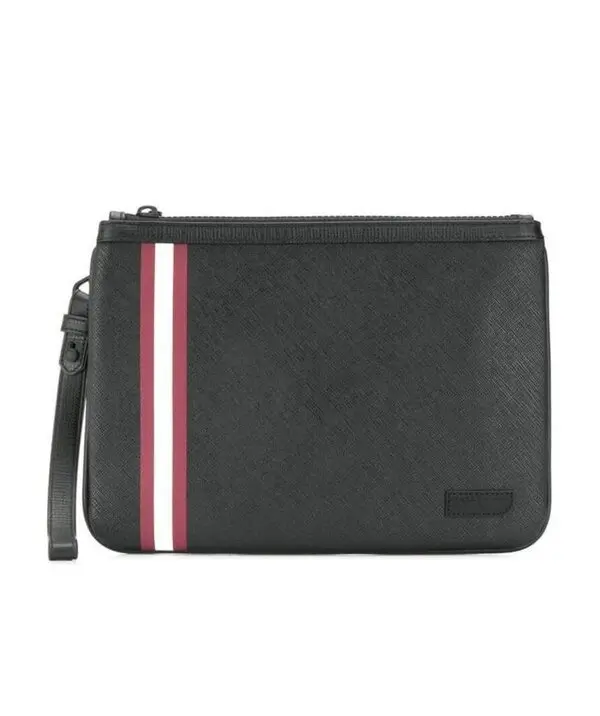 Bally Skid Clutch With Bex Logo Detail - Black