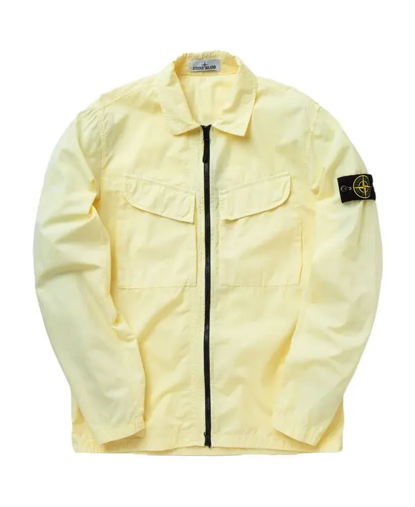 Stone Island Compass Motif Jacket - Yellow