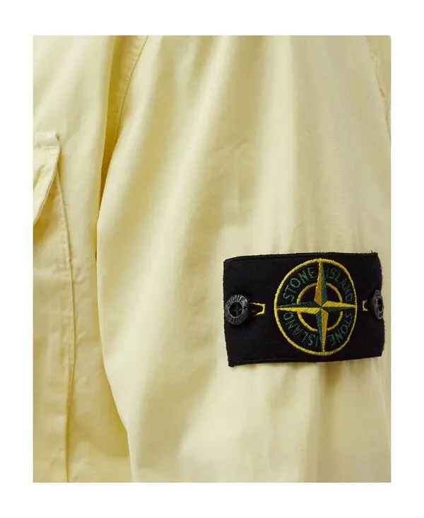 Stone Island Compass Motif Jacket - Yellow