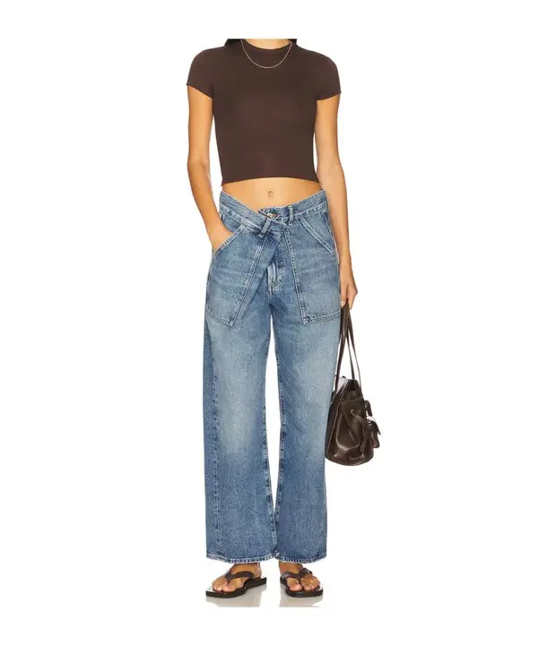 Citizens Of Humanity High Rise Wide Leg Jeans