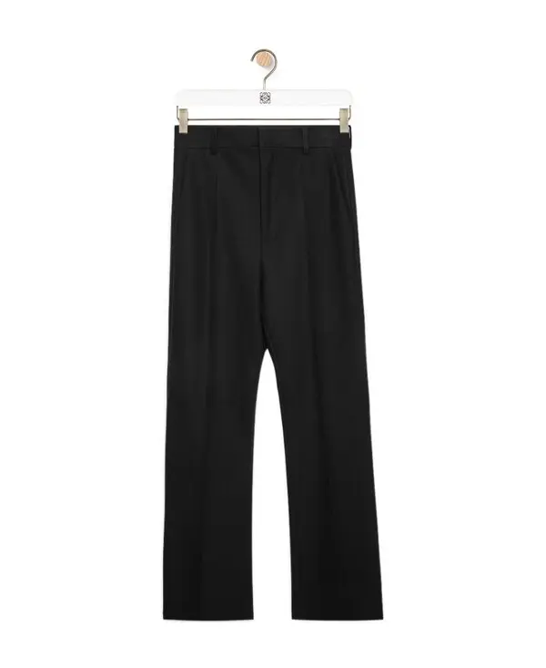 Loewe Cotton Trousers - Black