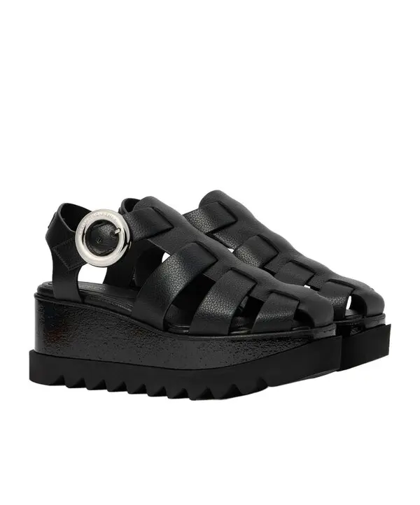 Stella McCartney Elyse Platform Sandals - Black