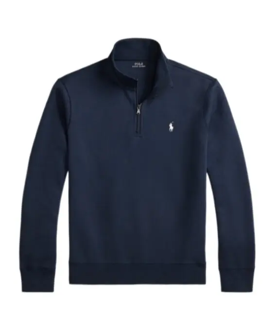 Polo Ralph Lauren Logo Embroidered Half-zip Sweatshirt