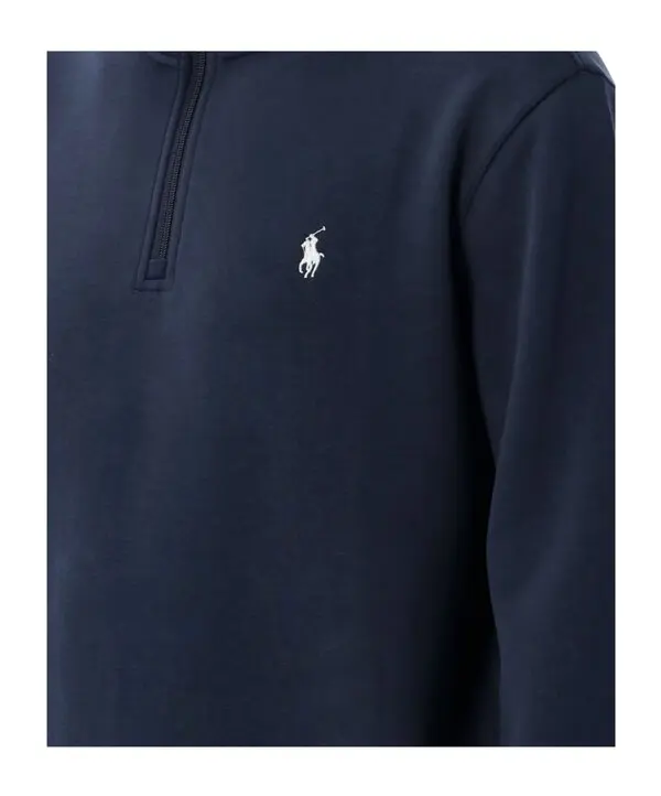 Polo Ralph Lauren Logo Embroidered Half-zip Sweatshirt